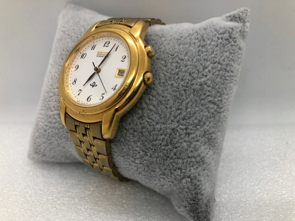 SEIKO KINETIC JAPAN 3M22-OA98 R 2S GOLD - 13156726141 - oficjalne ...