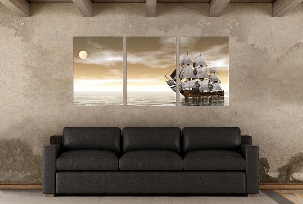 Nowoczesny obraz Statki Latający Holender Widmo - 10849652678 ...