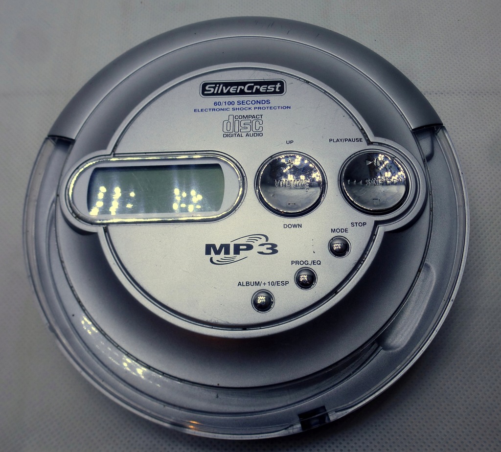 Przenośny CD Discman SilverCrest MP3 Uszkodzony - 11420381999 ...