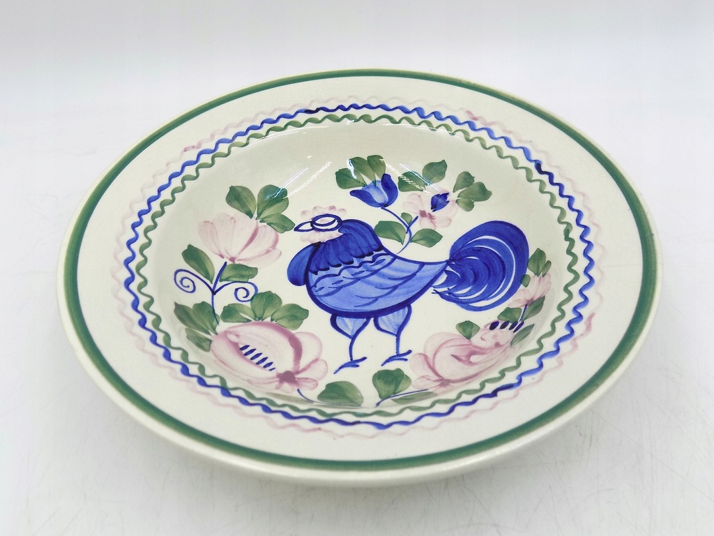 KOGUT rzadki talerz głęboki fajans WŁOCŁAWEK - 13109365921 - oficjalne ...