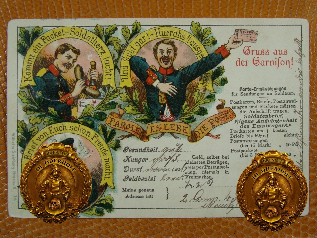 1905 Breslau=Verlag W.Steinberg,Litho,Lux K645 - 16840870613 - oficjalne archiwum Allegro