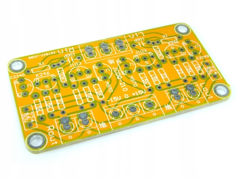 PŁYTKA PCB BUFOR 2SK246 / 2SJ103 2SC2240 / 2SA970 - 8674092781 ...