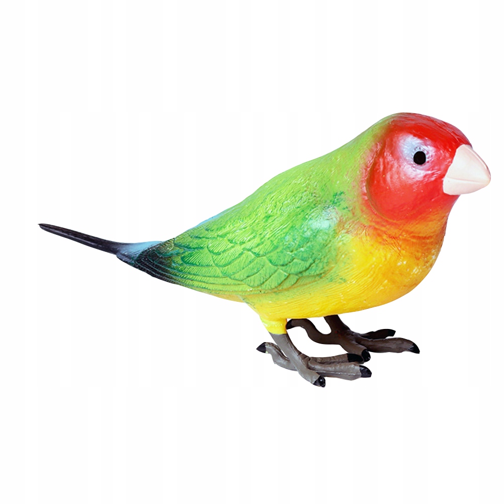1Pc Sztuczne ptaki rysunek Papuga figurki - 12911949400 - oficjalne ...
