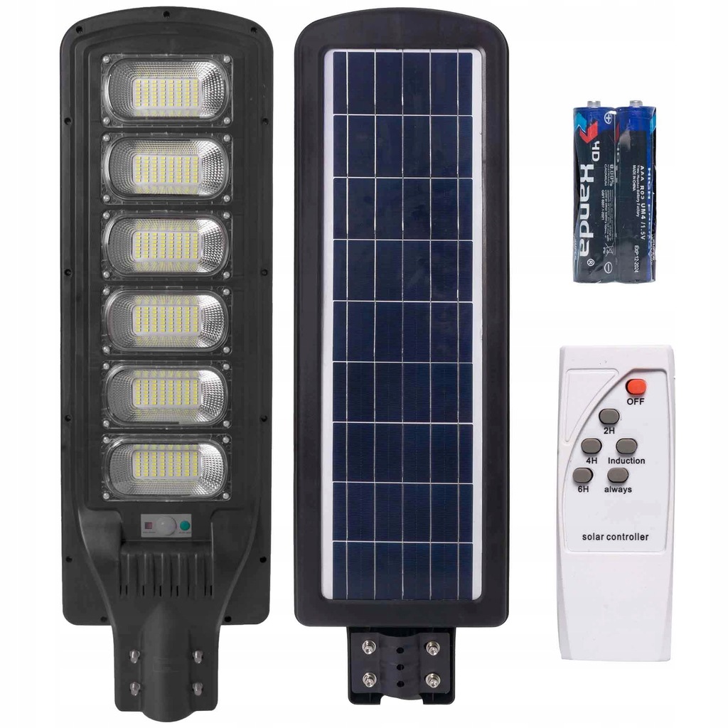 LAMPA Latarnia SOLARNA ULICZNA 900W + UCHWYT PILOT - 11136377505 - oficjalne archiwum Allegro