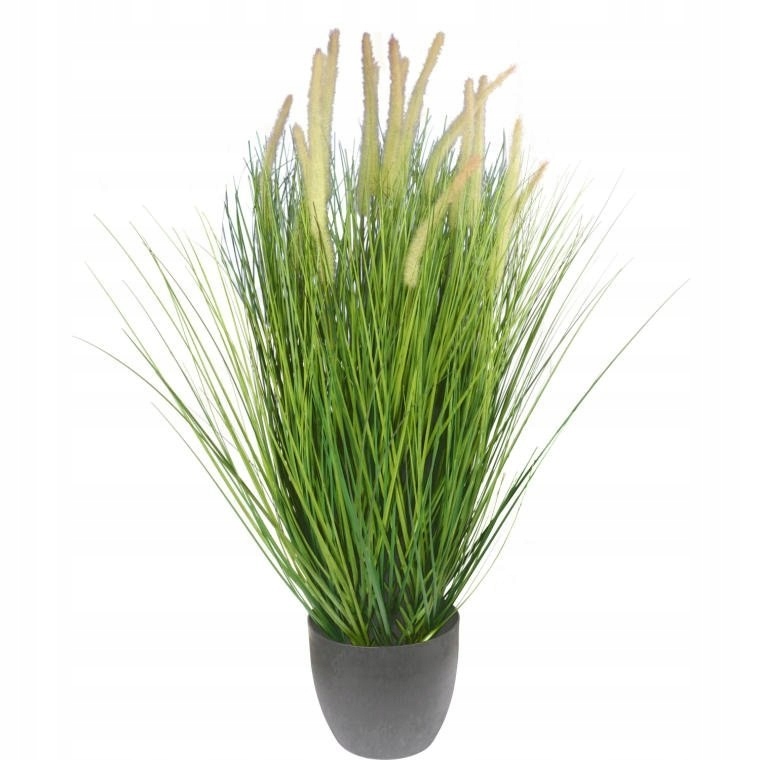 TRAWA W DONICY WYSOKA SZTUCZNA TRAWA 95 CM ZIELONA - 13276596241 ...