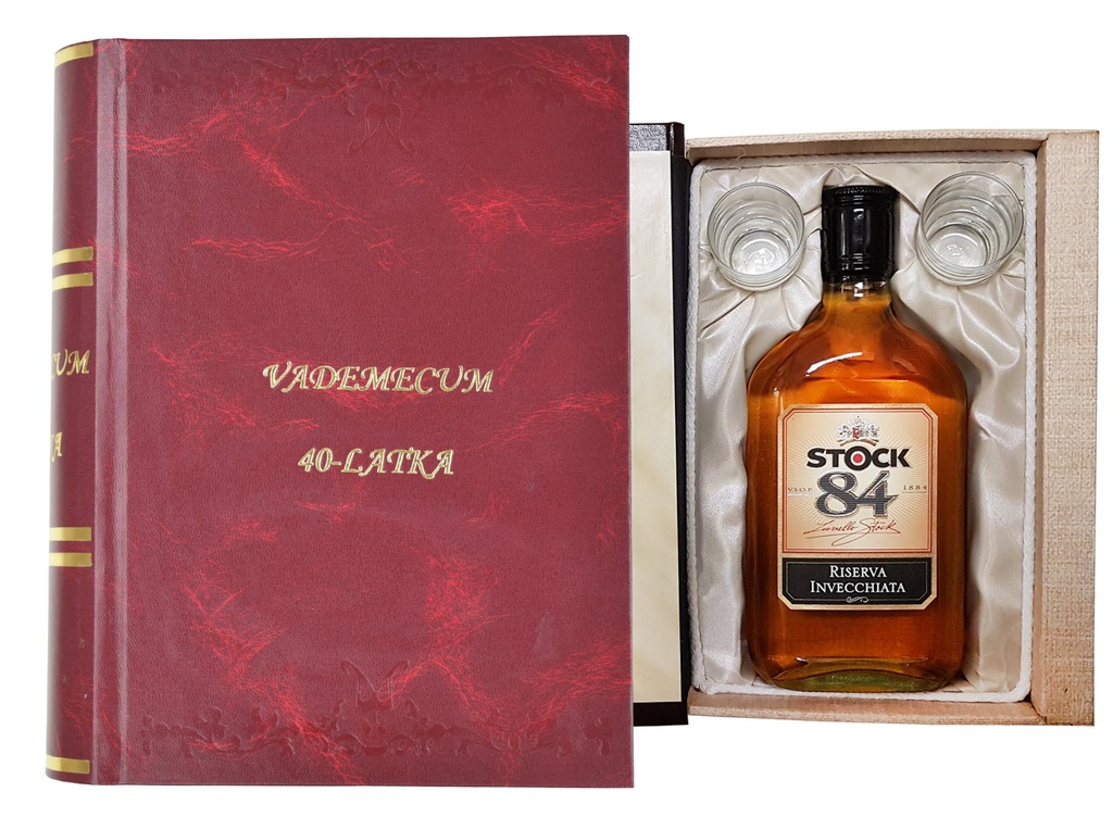 KSIĄŻKA NA ALKOHOL prezent VADEMECUM 40-latka 40 - 7151785024 ...