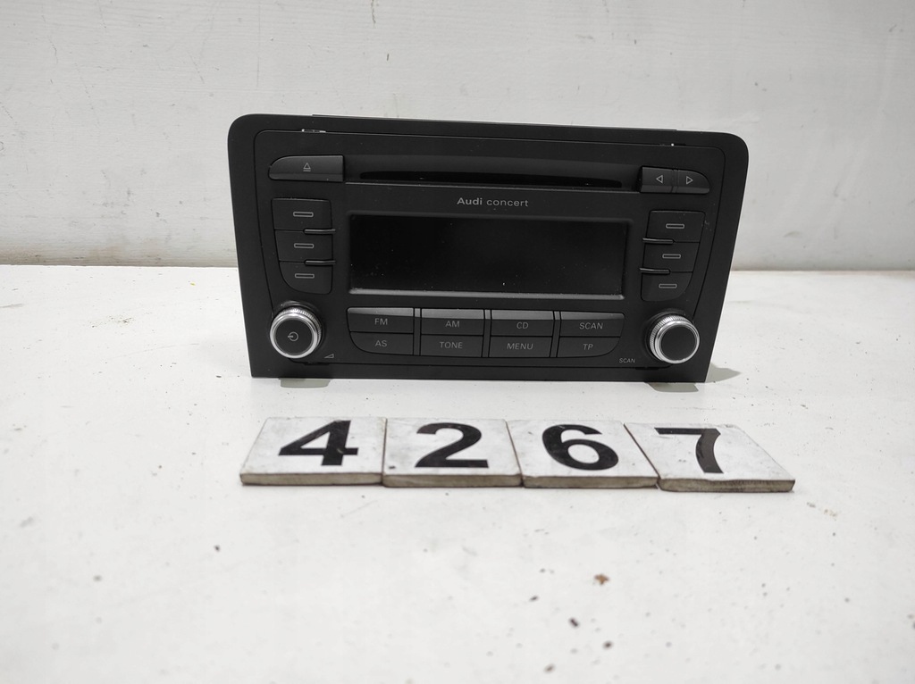 RADIO AUDI A3 8P 8P0035186AB - 11468198977 - oficjalne archiwum Allegro