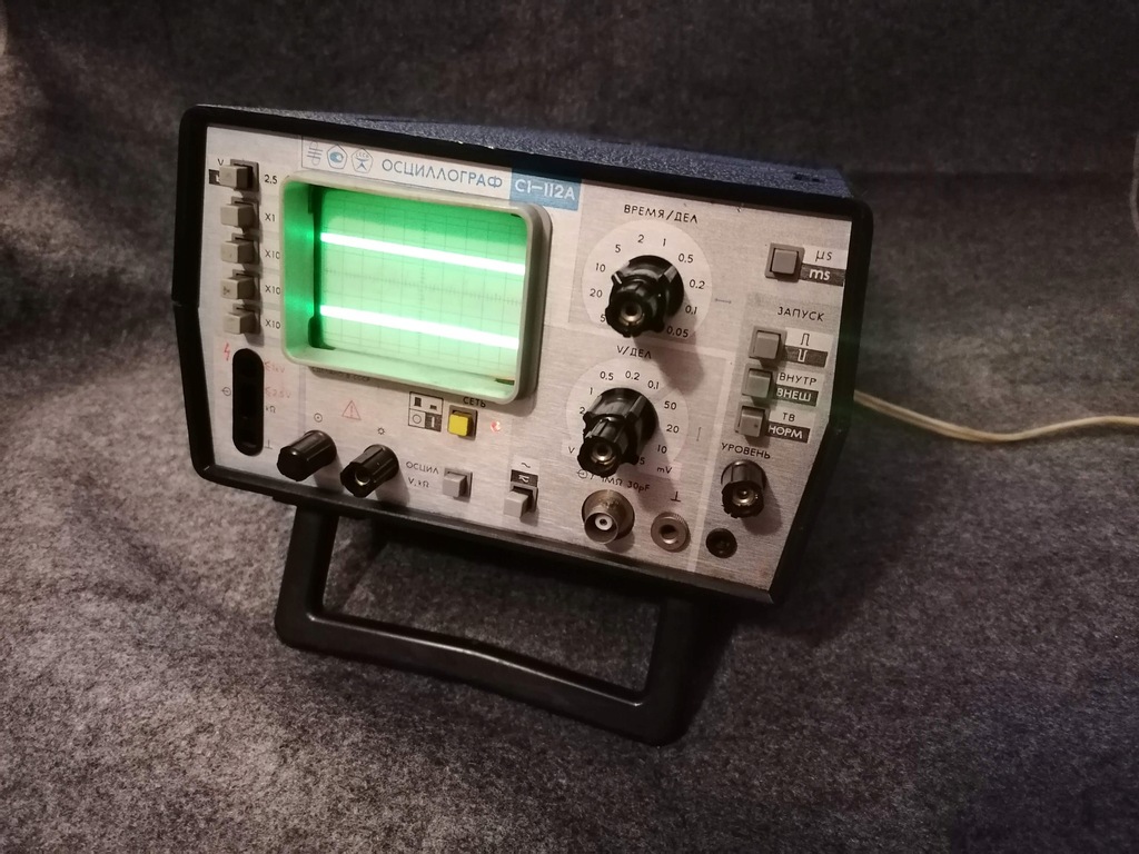 Oscyloskop Oscyllograf C1-112A CCCP Elektronika - 12990046903 - oficjalne archiwum Allegro