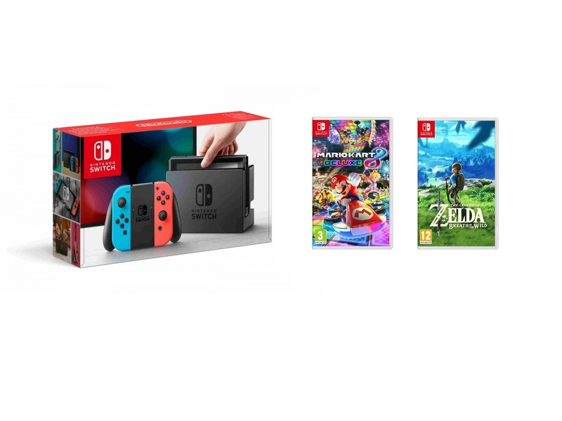 NINTENDO Switch + Joy-Con + Mario +Legend of Zelda - 7272635664 ...