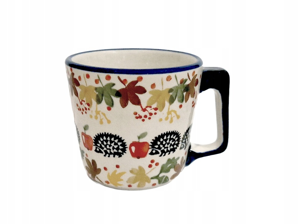 Kubek MAGDA niski ceramika BOLESŁAWIEC 300ml AS71 unikat - 15753768073 - oficjalne archiwum Allegro