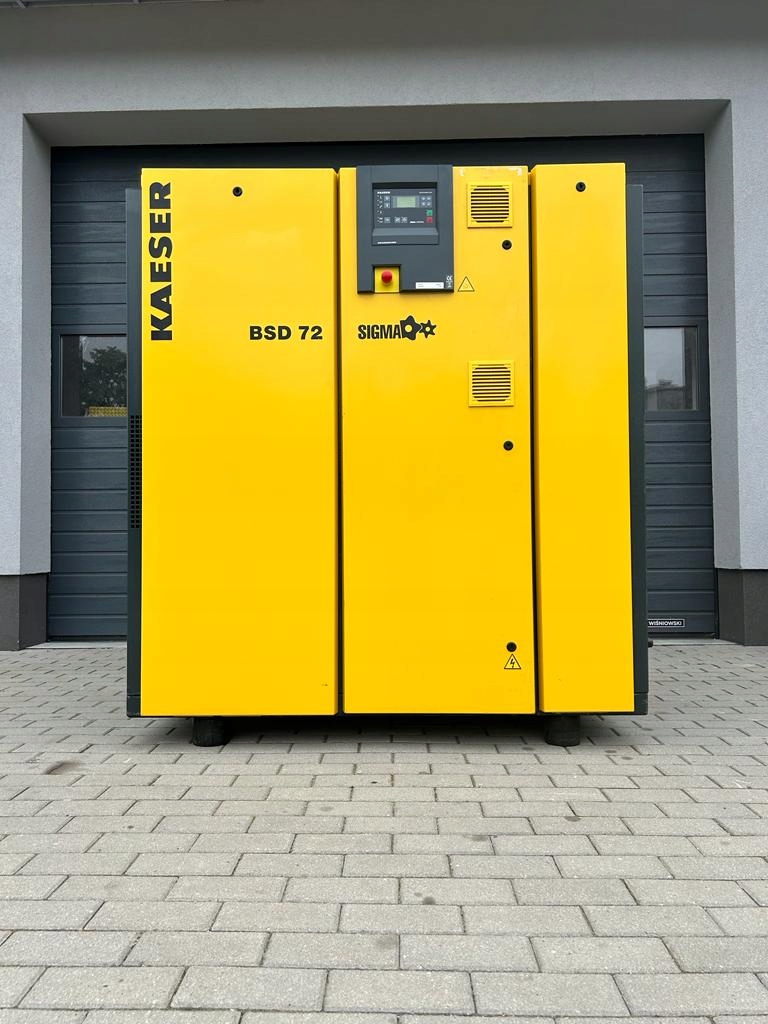 KOMPRESOR ŚRUBOWY KAESER BSD72 37kw 8bar 6.6m3/min atlas Copco ...