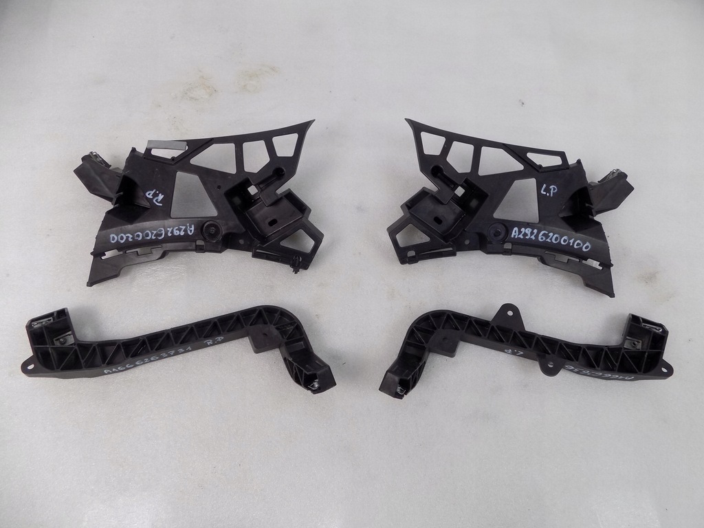 MB W166 GLE ŚLIZG MOCOWANIE ZDERZAKA PRZÓD KOMPLET - 13383446624 ...