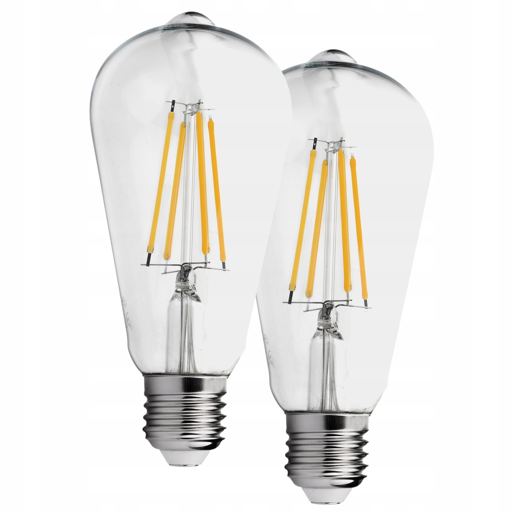 2x Żarówka E27 LED FILAMENT 14W NEUTRALNA ozdobna - 12939971841 - oficjalne archiwum Allegro