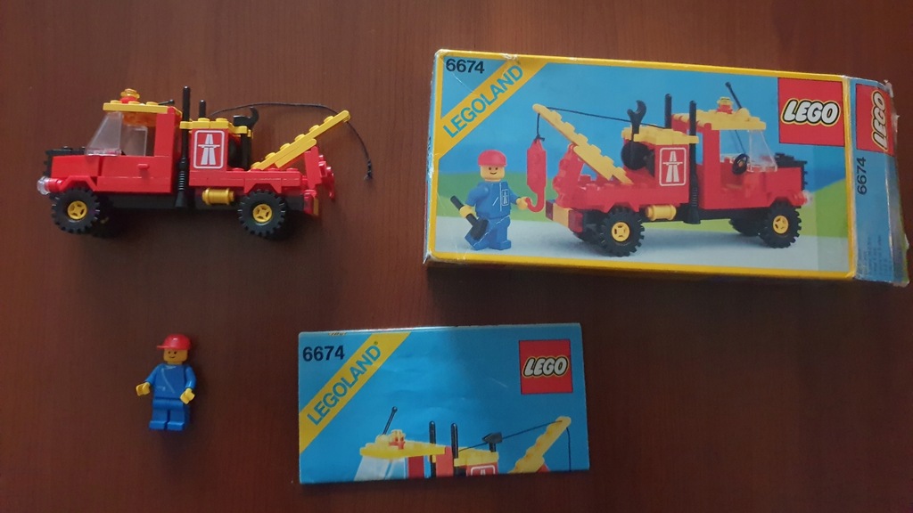 LEGO TOWN SYSTEM LEGOLAND 6674 KOMPLET UNIKAT! - 12234801994 ...