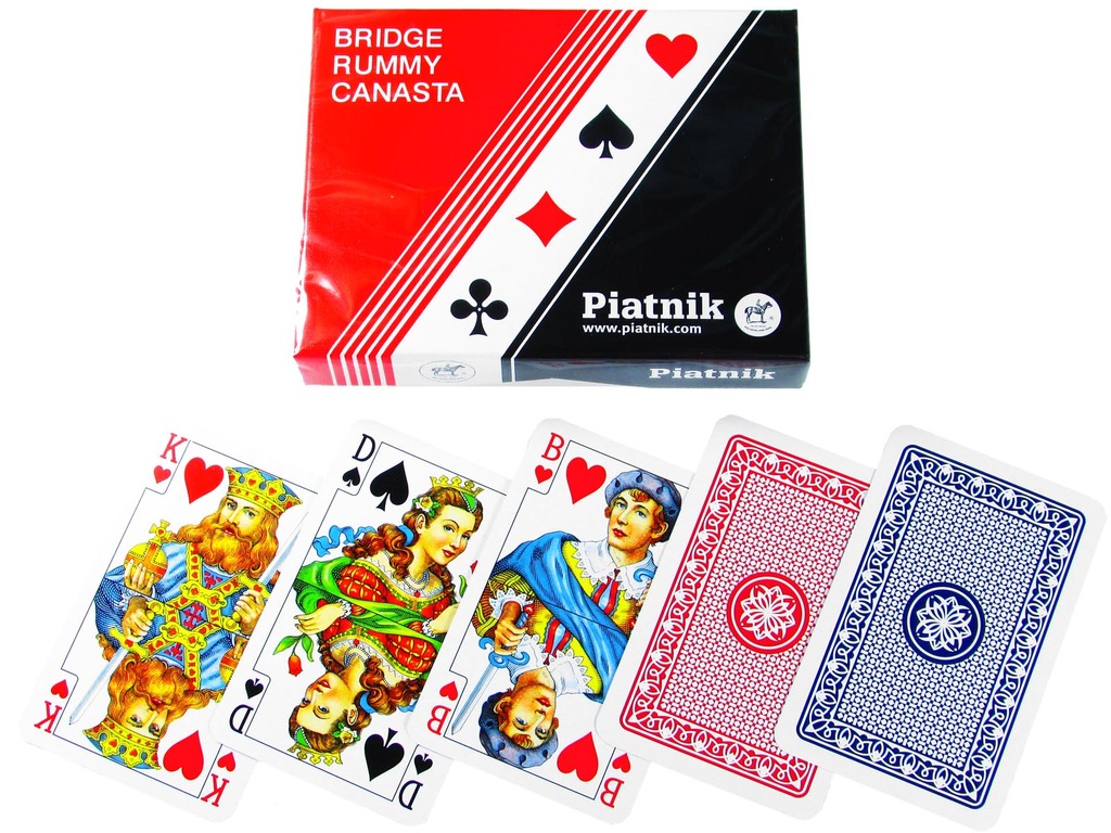 Karty do gry PIATNIK Standard 2 talie w opakowaniu - 7655133523 - oficjalne archiwum Allegro