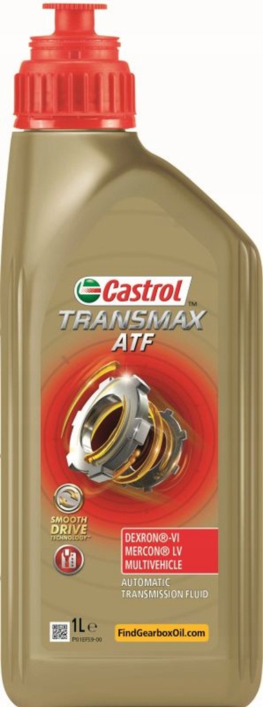 OLEJ CASTROL TRANSMAX ATF DEXRON VI MERCON LV MULTIVEHICLE 1L / G 055 ...