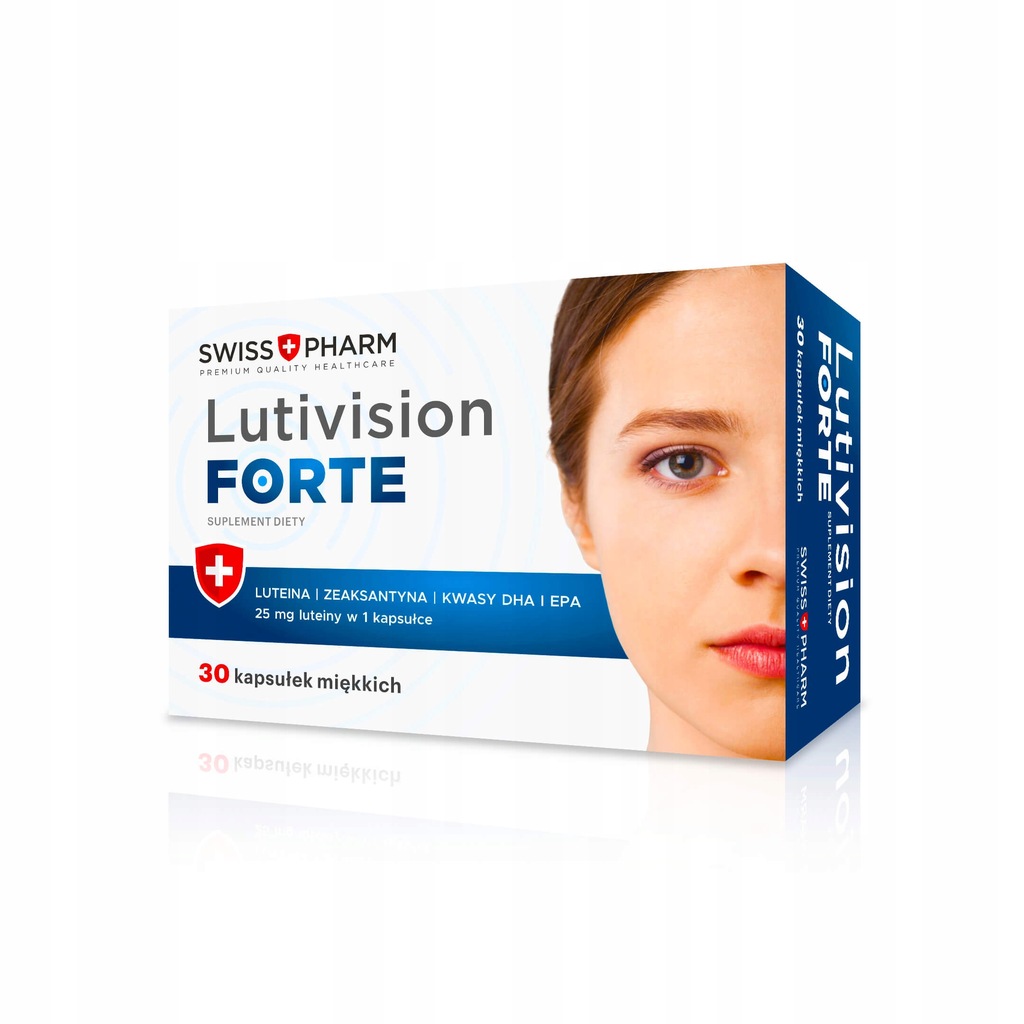 SwissPharm Lutivision FORTE 30 kaps. Luteina, DHA, EPA, na wzrok ...