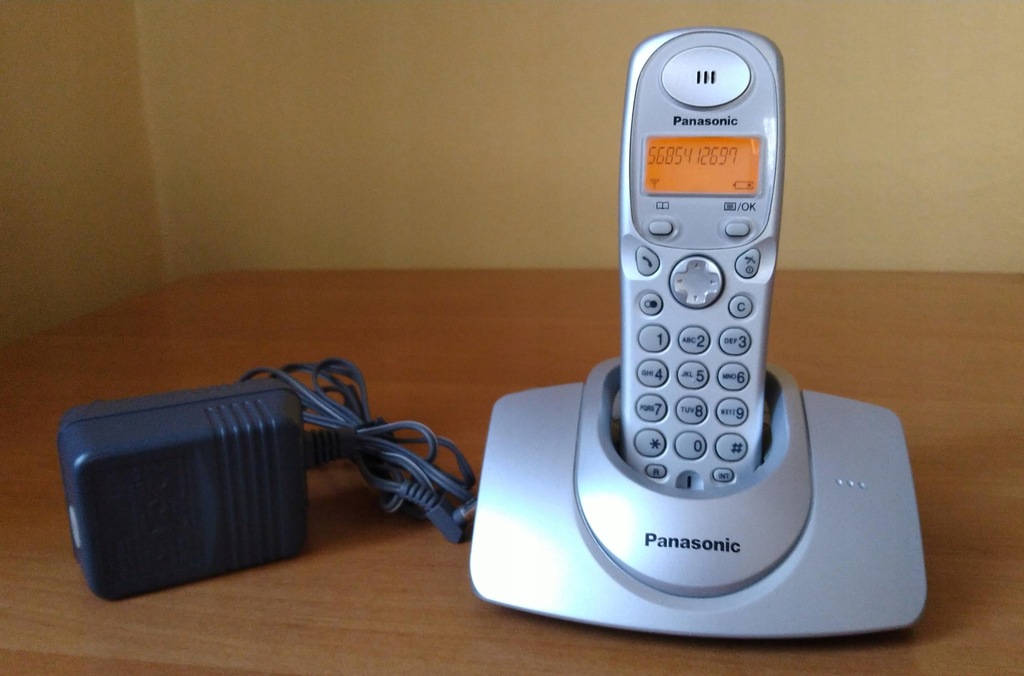 Telefon bezprzewodowy PANASONIC KX-TGA110EX - 13349138027 - oficjalne ...