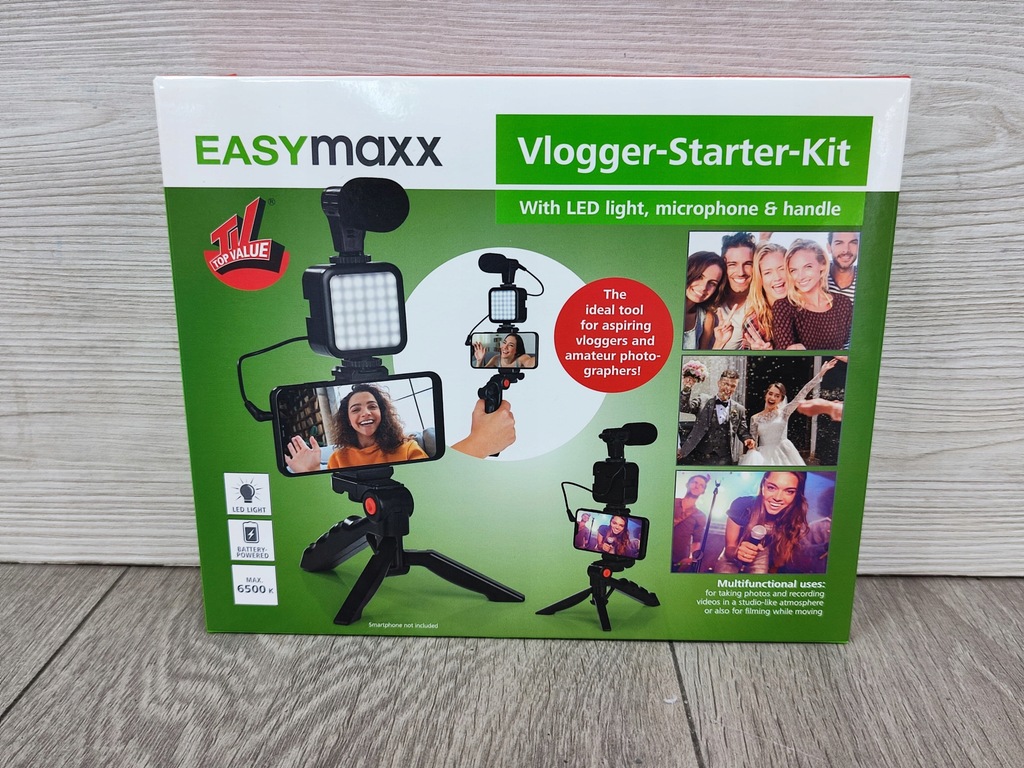 Zestaw na start dla vlogera easyMaxx - 12379636915 - oficjalne archiwum ...