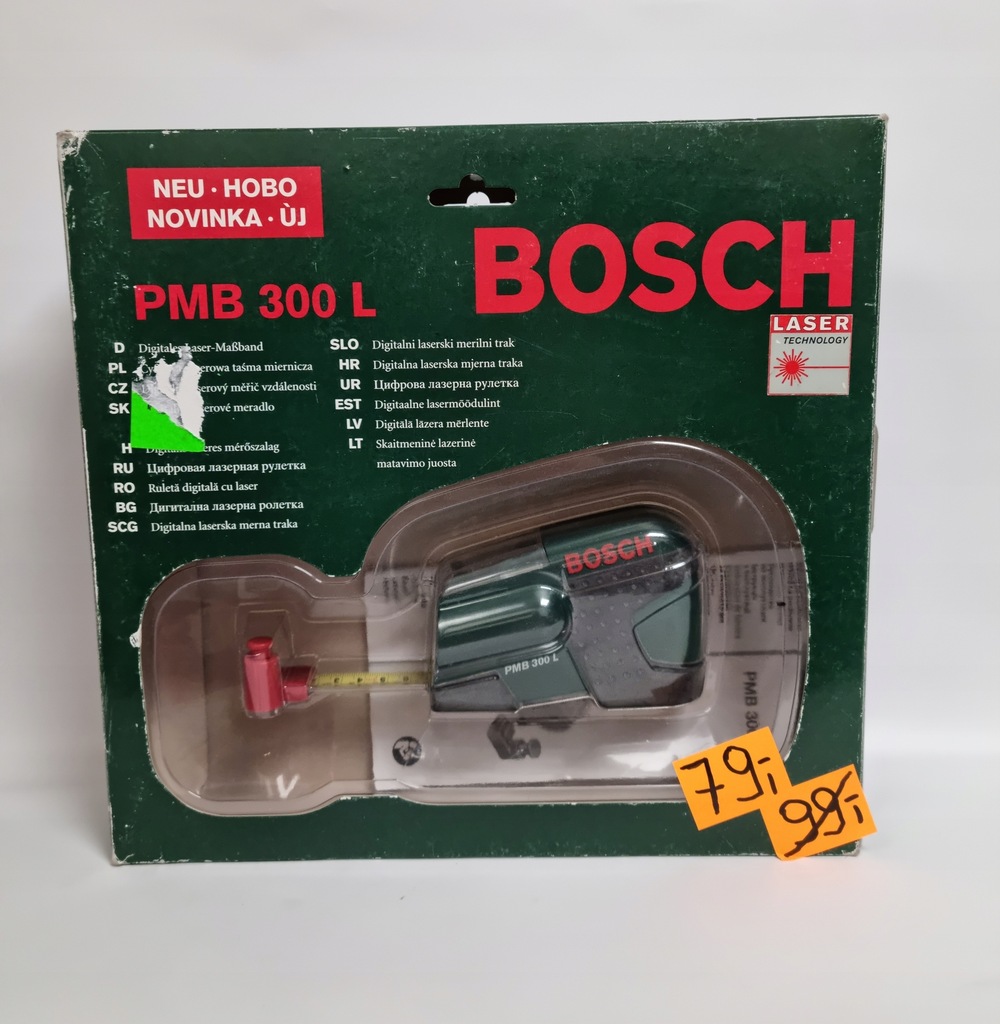 Laserowa taśma pomiarowa Bosch PMB 300 L - OPIS - 11519858339 ...