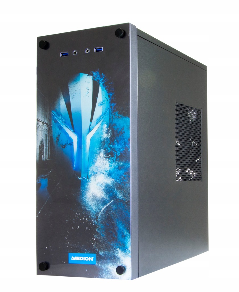 OBUDOWA PC MINI TOWER DLA GRACZY BLACK GAMING USB USB 3.0 KARTA WIFI ...