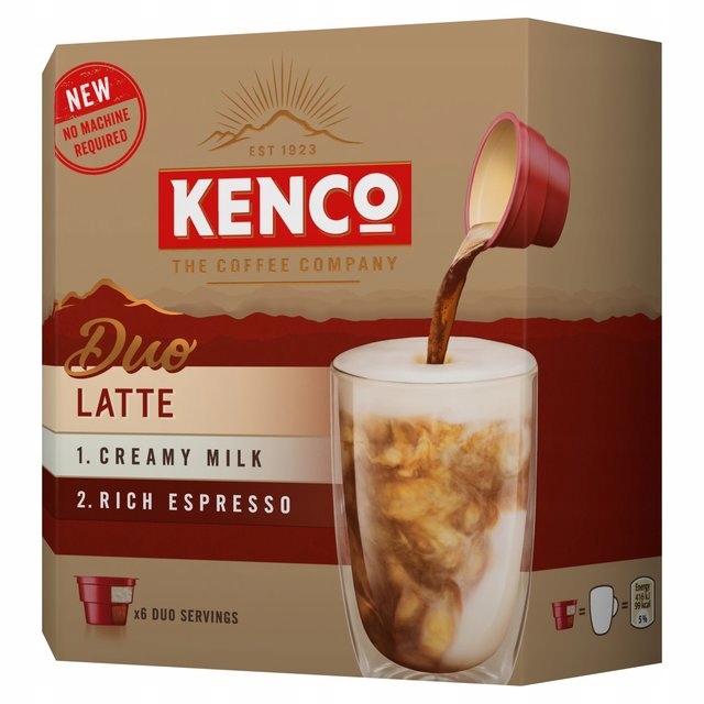 Douwe Egberts Kenco Duo Latte Instant Coffee 6szt - 8648449001 ... Douwe Egberts Kenco Duo Latte Instant Coffee 6szt - 8648449001 ...