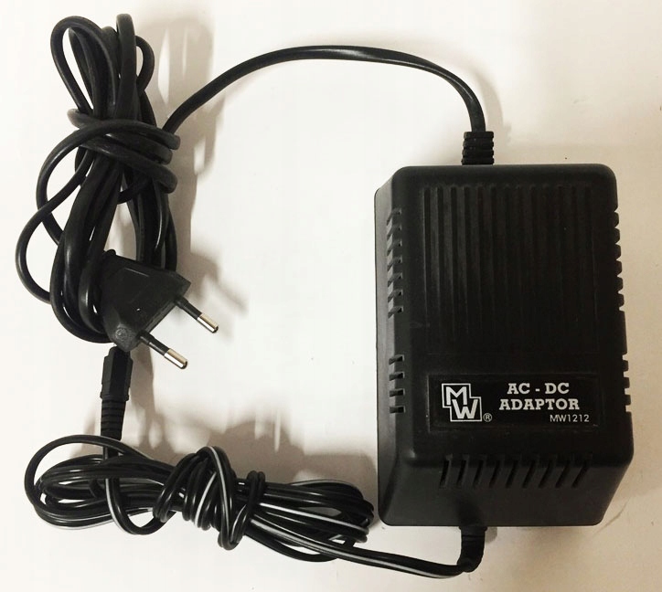 Zasilacz MW AC-DC ADAPTER MW1212 12V 1200mA K1 - 10545381453 - oficjalne archiwum Allegro