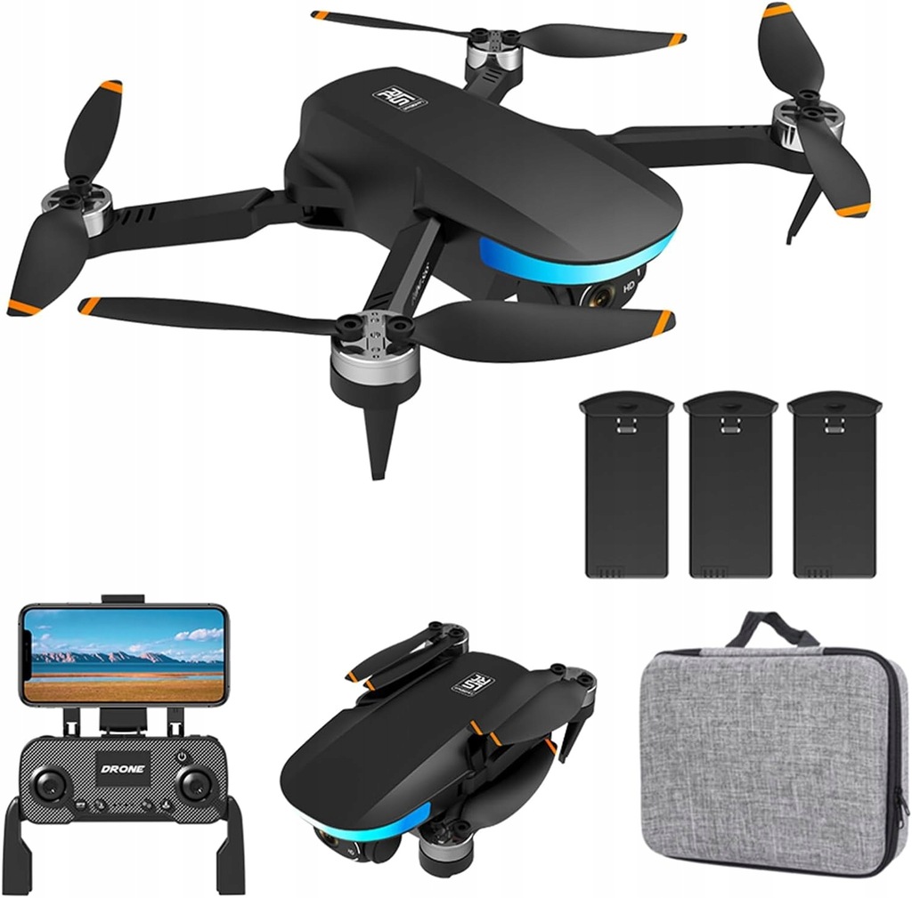 Drone LSRC S6S Mini 4K HD dual camera 150g RC z 5G WiFi FPV, GPS czarny ... Drone LSRC S6S Mini 4K HD dual camera 150g RC z 5G WiFi FPV, GPS czarny ...