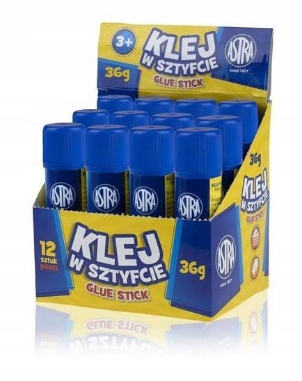 KLEJ W SZTYFCIE 36G (12SZT) ASTRA - 13772984022 - oficjalne archiwum Allegro