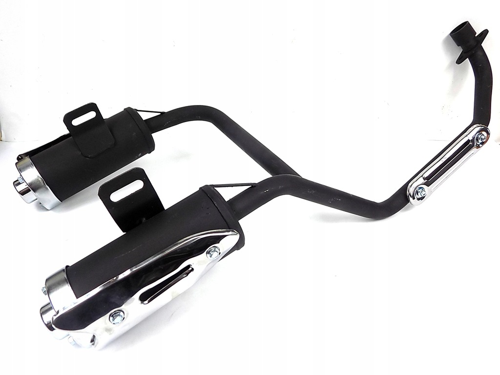 TŁUMIK ATV QUAD PODWÓJNY UKŁAD WYDECHOWY 110 125 - 10816056118 - oficjalne archiwum Allegro