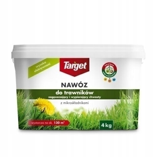Target Nawóz Do Trawników Wypiera Chwasty 4kg - 13129079718 - oficjalne archiwum Allegro