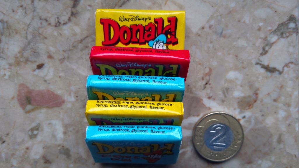 Guma Donald _Pamiątka z PRL-u_Oryginał! + GRATIS - 8136448491 ...
