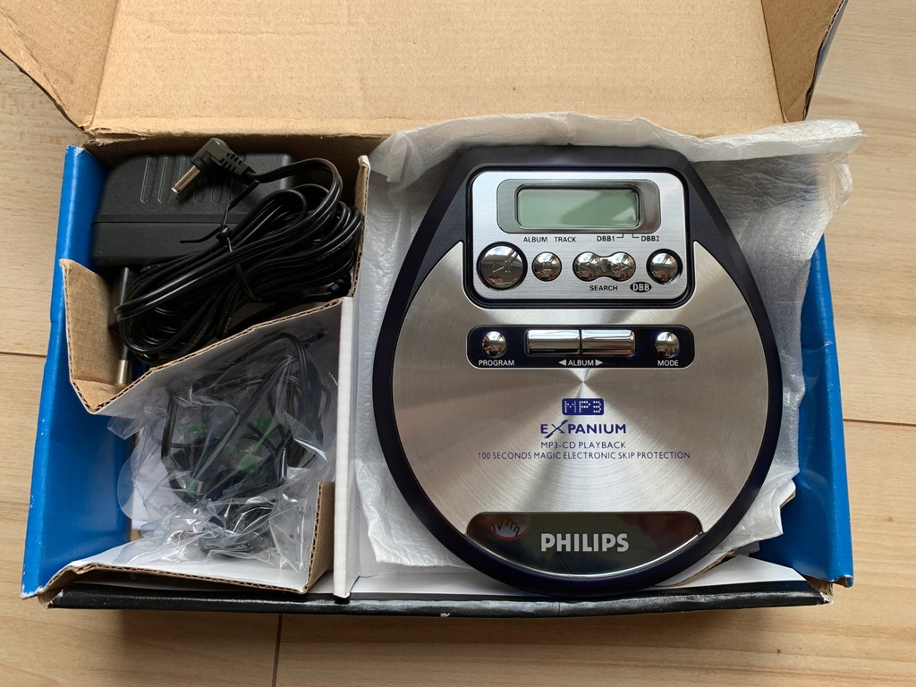 DISCMAN PHILIPS 30LETNI RETRO NOWY RARYTAS OKAZJA - 14077878448 ...