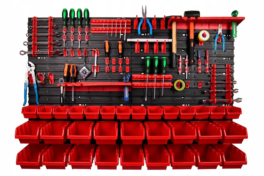 Купить ИНСТРУМЕНТАЛЬНАЯ ДОСКА ДЛЯ ГАРАЖНОЙ мастерской, 115х78см, С ПОДДОНАМИ, 32 шт.: отзывы ...