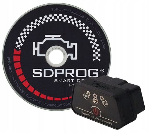 Interfejs OBD2 ELM327 WiFi iOS iPhone iPad SDPROG - 10481711727 - oficjalne archiwum Allegro