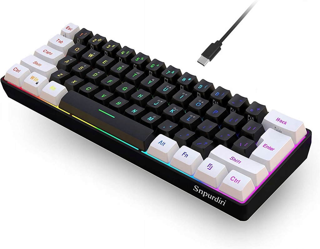 MINI KLAWIATURA GAMINGOWA RGB QWERTZ - 13237037122 - oficjalne archiwum ...