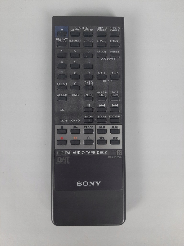 Oryginalny Pilot Sony DAT RM-D55A Unikat - 13709912020 - oficjalne ...