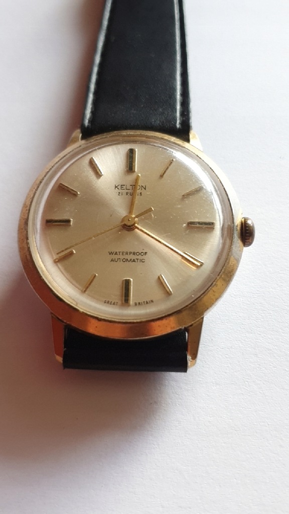 Zegarek Kelton automat,vintage. - 12835340703 - oficjalne archiwum Allegro