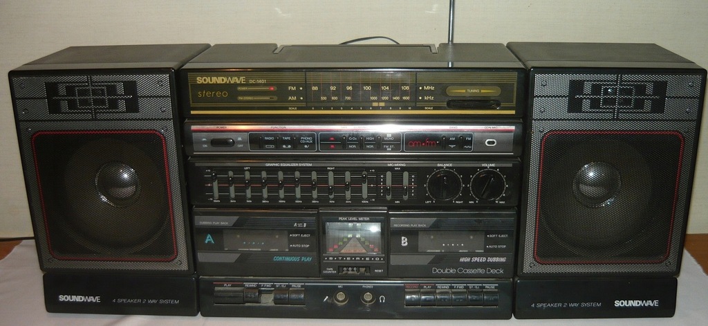 Boombox SOUNDWAVE DC-1401, UKF - polski - 11271554354 - oficjalne ...