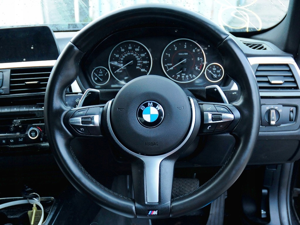 KIEROWNICA SKÓRZANA ŁOPATKI M-PAKIET BMW F30 F34 - 8909845165 ...