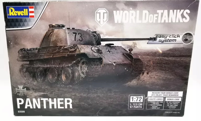 REVELL 1:72 WOT WORLD OF TANKS 03509 PANTHER D - 12706206943 ...