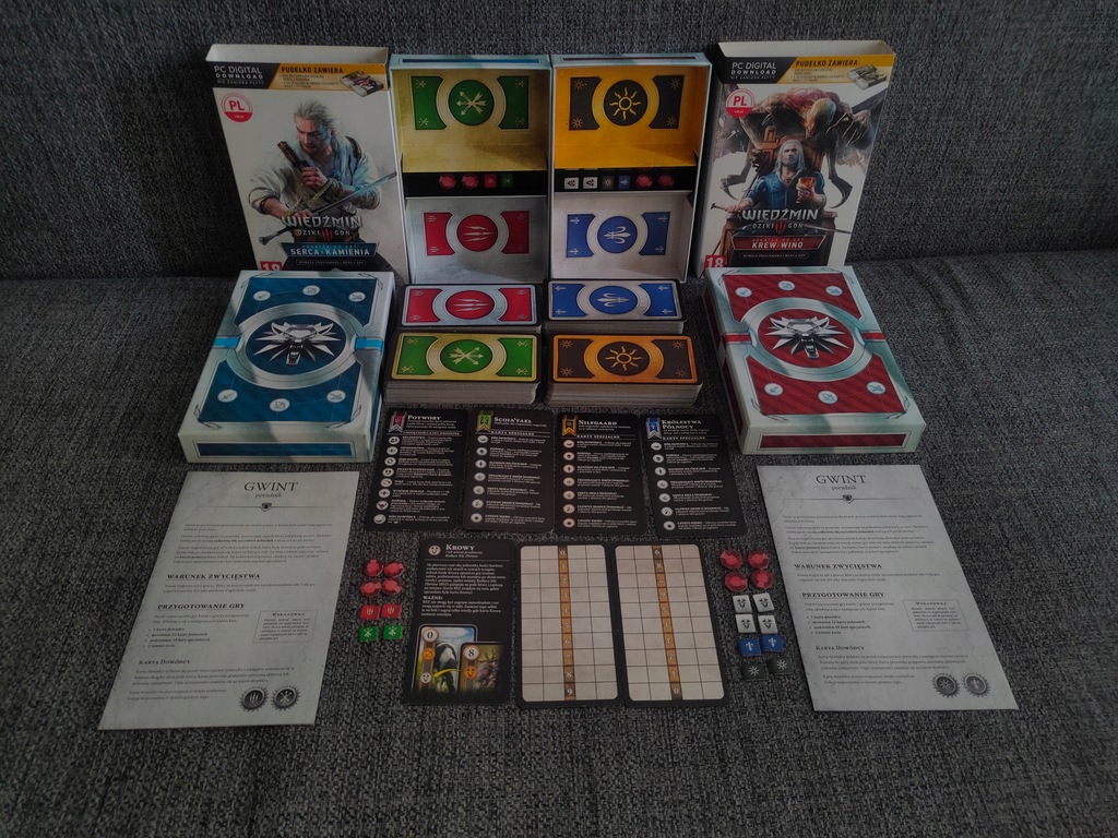 KARTY GWINT KARTY DO GWINTA 4 TALIE WIEDŹMIN CDP - 13188173200 ...