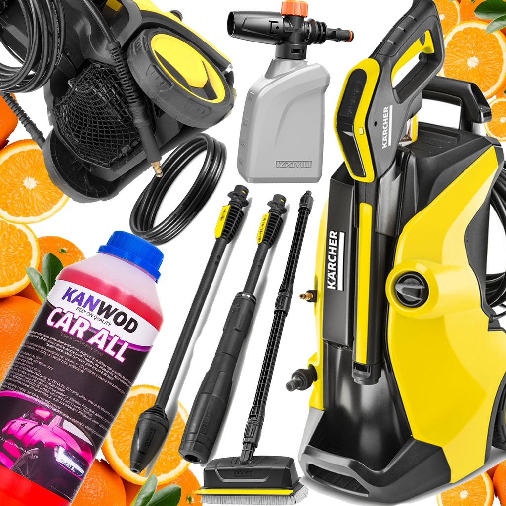 MYJKA CISNIENIOWA KARCHER K5 STAIRS ZESTAW XL HOME - 10158514490 - oficjalne archiwum Allegro