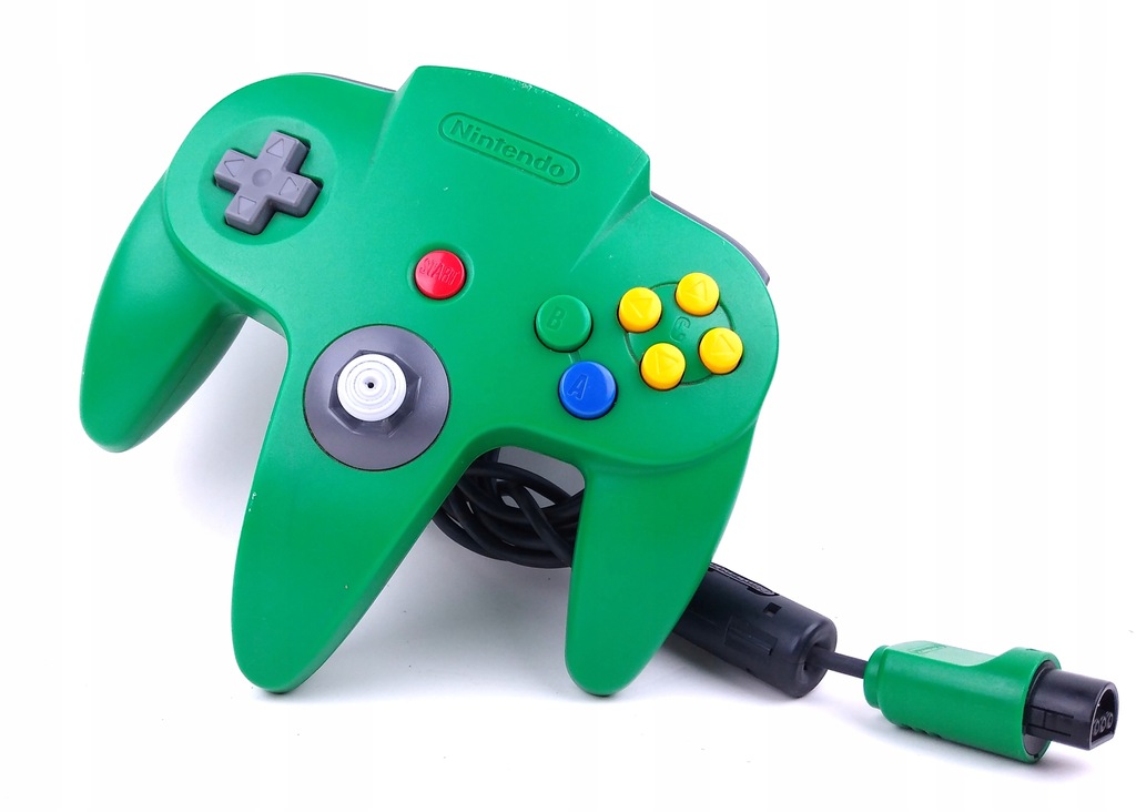 Oryginalny Niebieski Kontroler - Pad - Nintendo 64 - 12879859910 ...