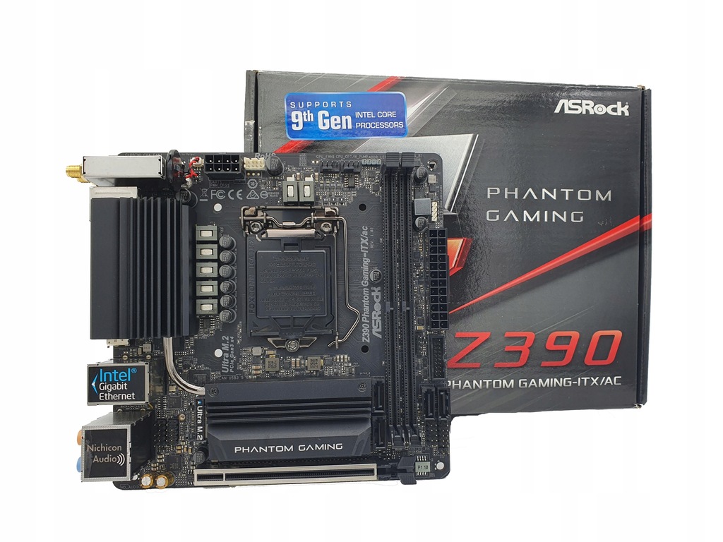 ASROCK Z390 PHANTOM GAMING-iTX/AC BOX Z390i mini-ITX s.1151 PŁYTA GŁÓWNA GW - 14972965534 ...