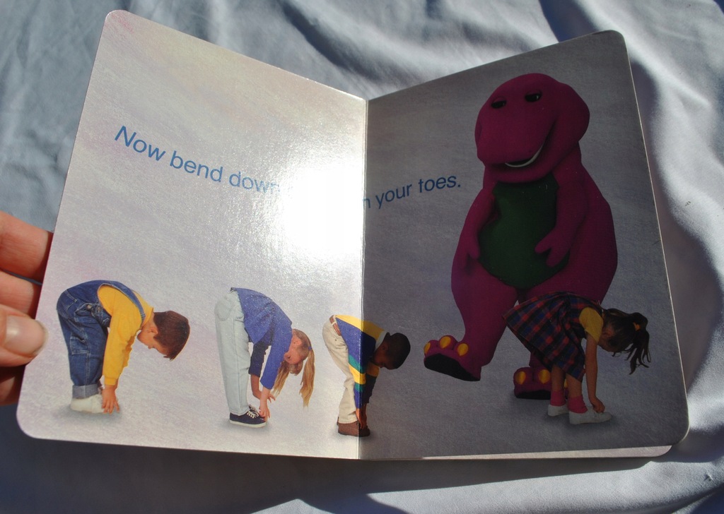 BARNEY PLAYS NOSE TO TOES angielski dzieci - 12844187181 - oficjalne ...