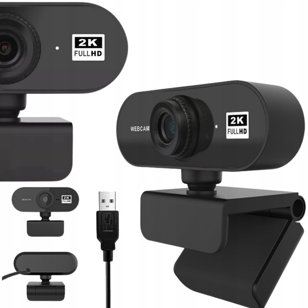 KAMERA INTERNETOWA 2K FULL HD PRO WEBCAM MIKROFON - 12192389674 ...