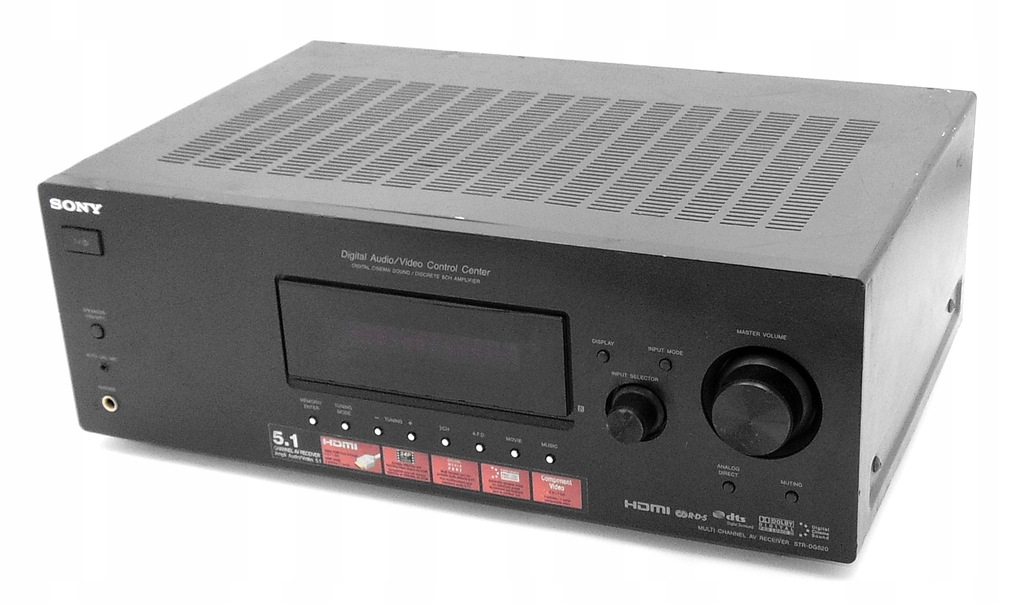 Amplituner Sony STR-DG520 5.1 - 10959718916 - oficjalne archiwum Allegro