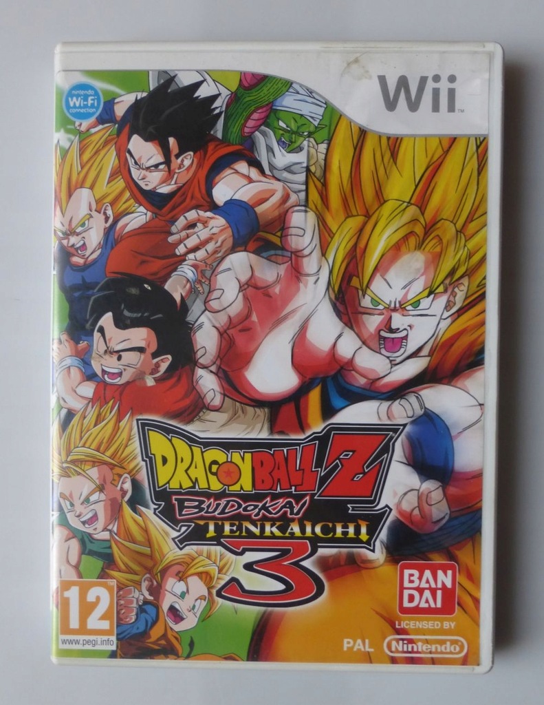 DRAGON BALL Z WII BUDOKAI TENKAICHI 3 GRA BIJATYKA - 12949886708 ...