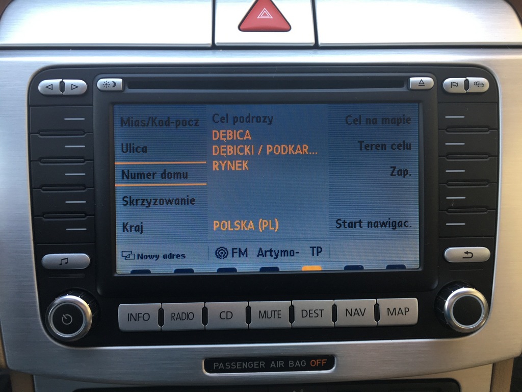 Polskie Menu Lektor Mapa VW MFD2 DVD RNS2 v17 2019 - 12173117391 - oficjalne archiwum Allegro